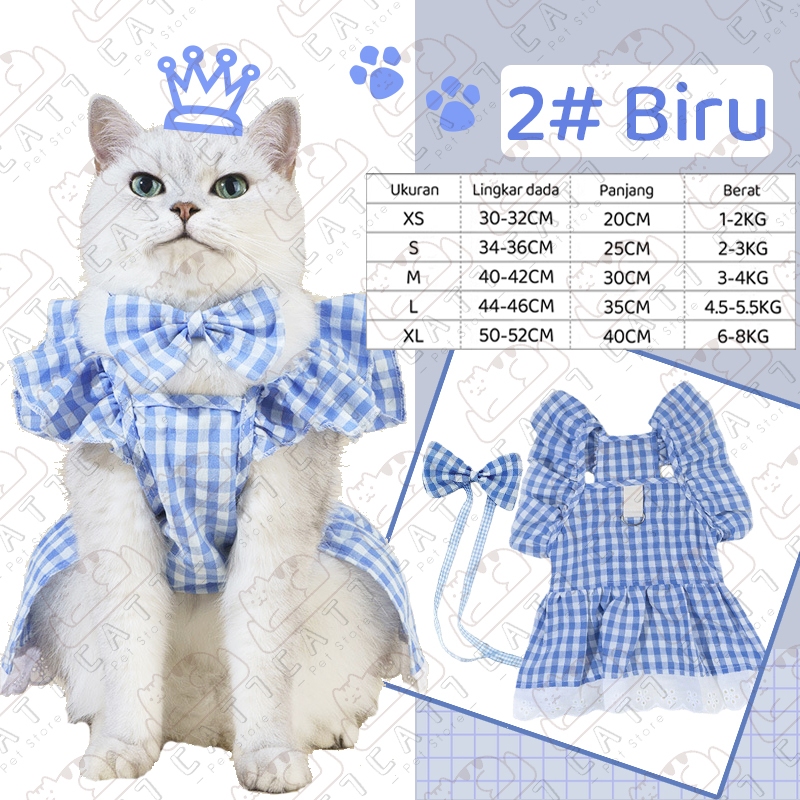 Jual Baju Kucing Bahan Katun Dress Series Terlucu Baju Kucing Anjing Kelinci Lucu Murah Size XS ...