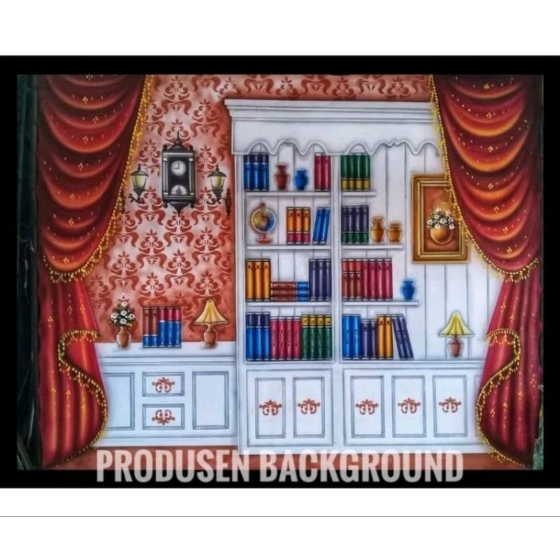 Jual Background Rak buku Wisuda Terbaru | Shopee Indonesia