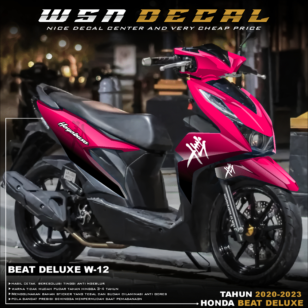 Jual TERBARU Decal Sticker Beat Deluxe 2020 2021 2022 2023 2024 Beat ...