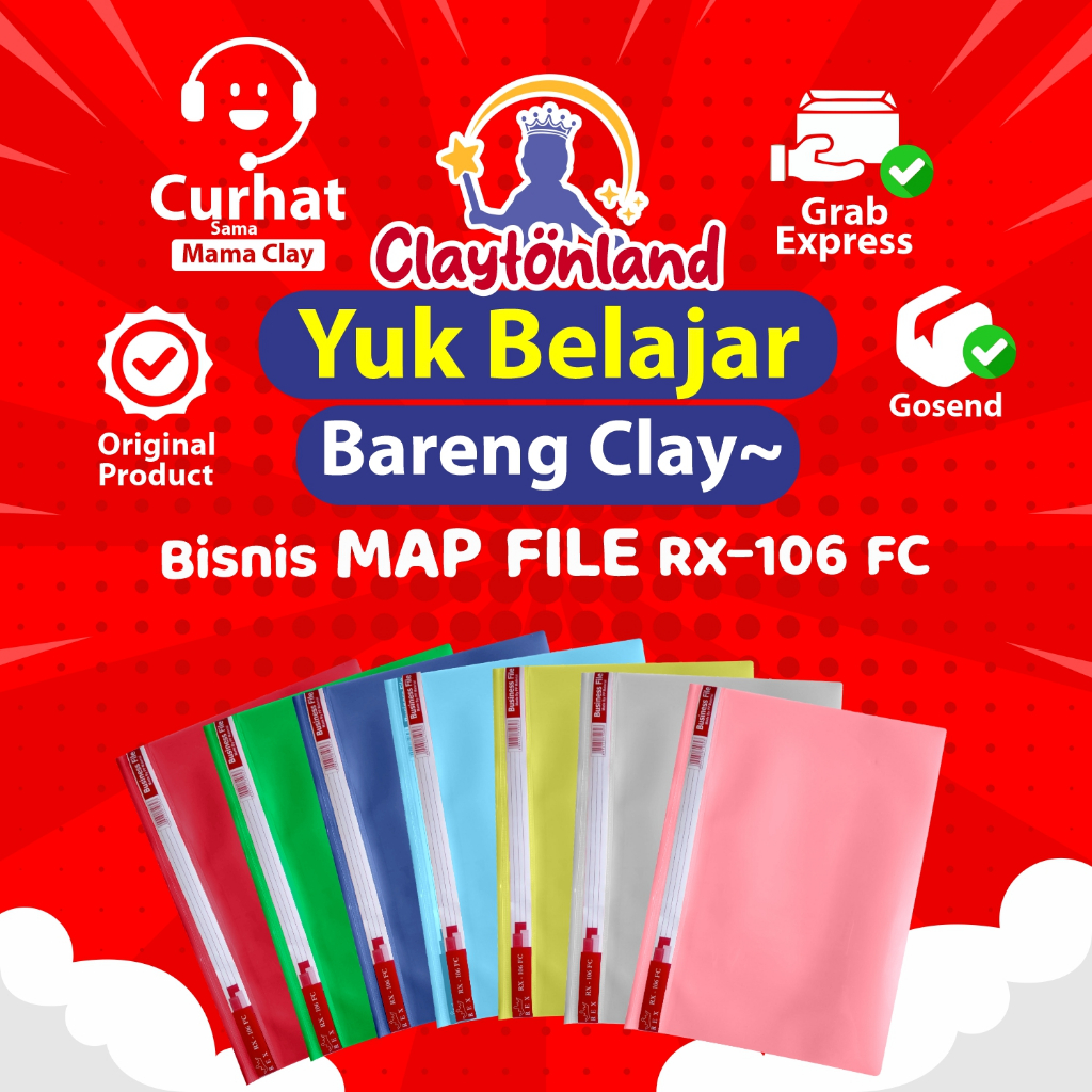 Jual 1pcs Rex Map Bisnis File Plastik F4 Tempat Dokumen Map File ...