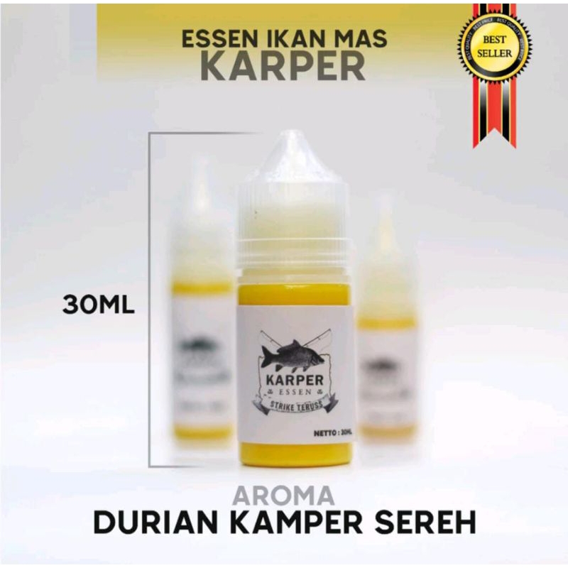 Jual ESSEN IKAN KARPER/ AROMA DURIAN KAMPER SEREH // IKAN MAS 30ML ...