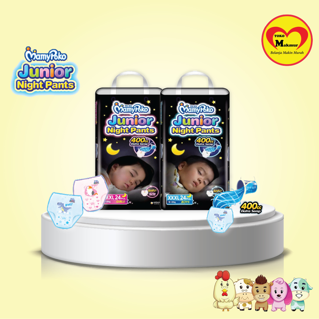 Jual Mamy Poko Junior Night Pants Girl Xxxl24 / Toko Makmur Dukuh ...