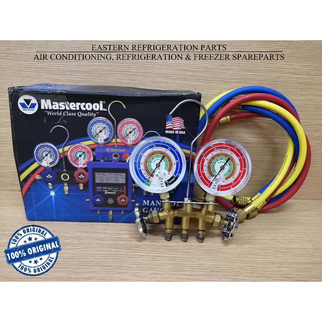 Jual Manifold MASTERCOOL 33636-EB-JT R410A 80MM ( Brass ) ( R 410 A ...