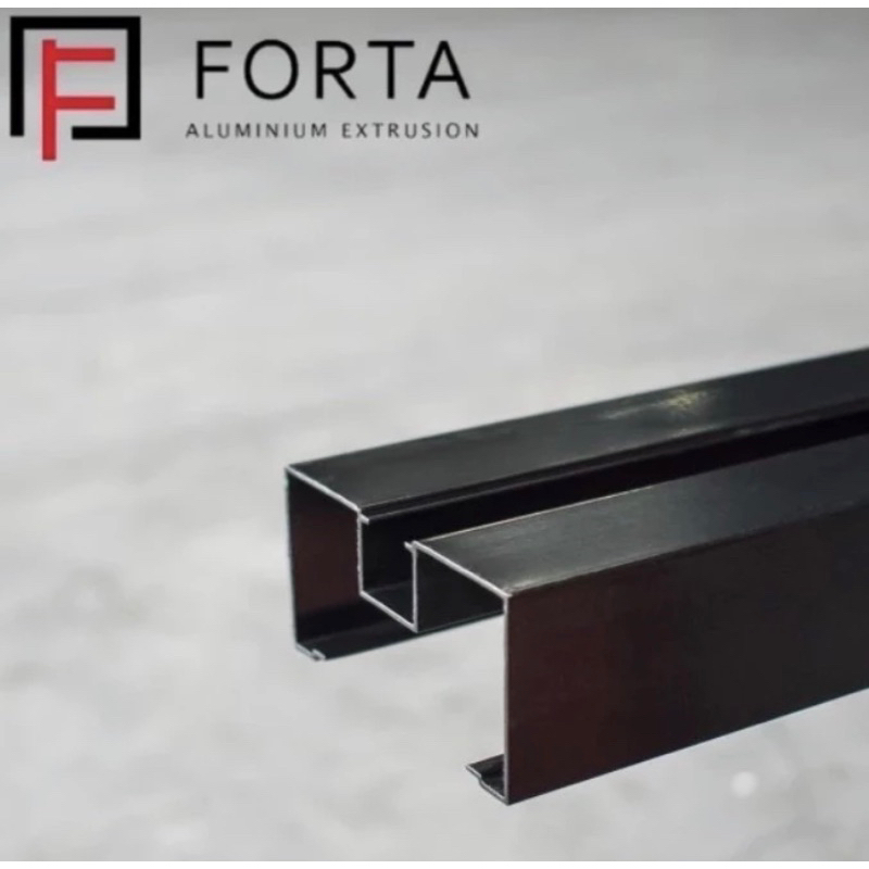 Jual Aluminium Forta Kusen 3" 0429 Kusen M Polos Aluminium Batangan ...