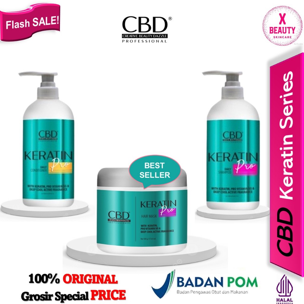 Jual CBD Keratin JUMBO Professional Pro Series Daily Treatment Ukuran ...