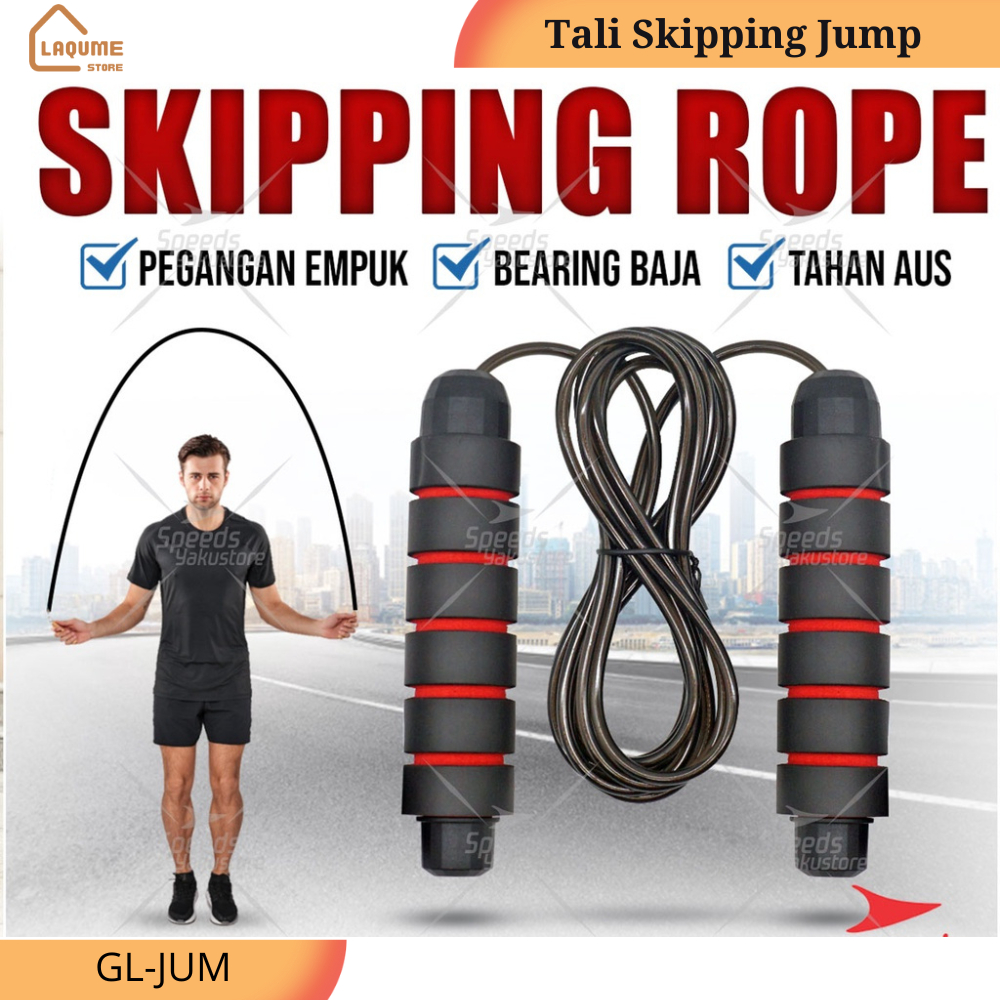 Jual Tali Skipping Olahraga Lompat Tali Loncat Jump Rope Gym Fitness ...