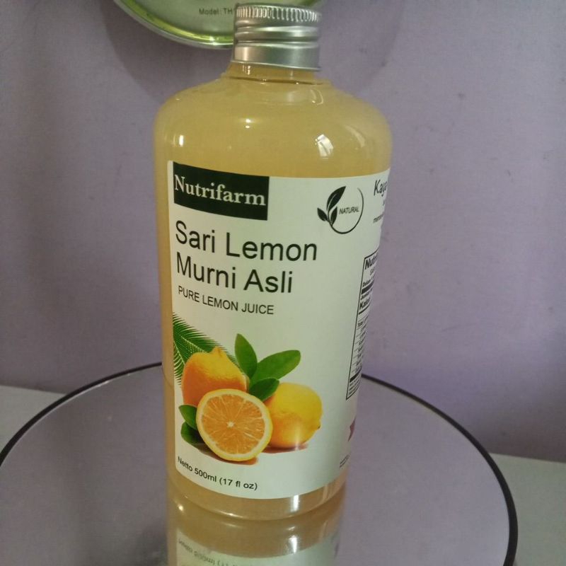 Jual sari lemon murni asli nutrifarm 500 ml | Shopee Indonesia