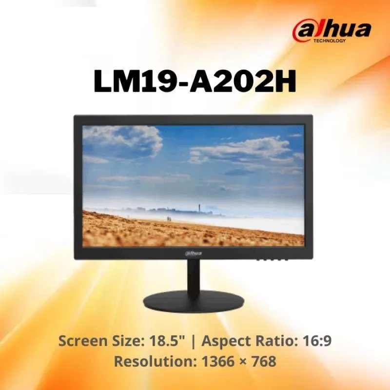 Jual LED Monitor Dahua 19 inch LM19 A202H HD+ HDMI 75Hz | Shopee Indonesia