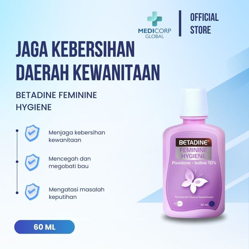Jual [MEDICORP] Betadine feminine hygiene sabun daerah kewanitaan miss ...