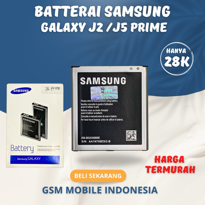 Jual Baterai Samsung Galaxy J2 Prime / J5 | Shopee Indonesia