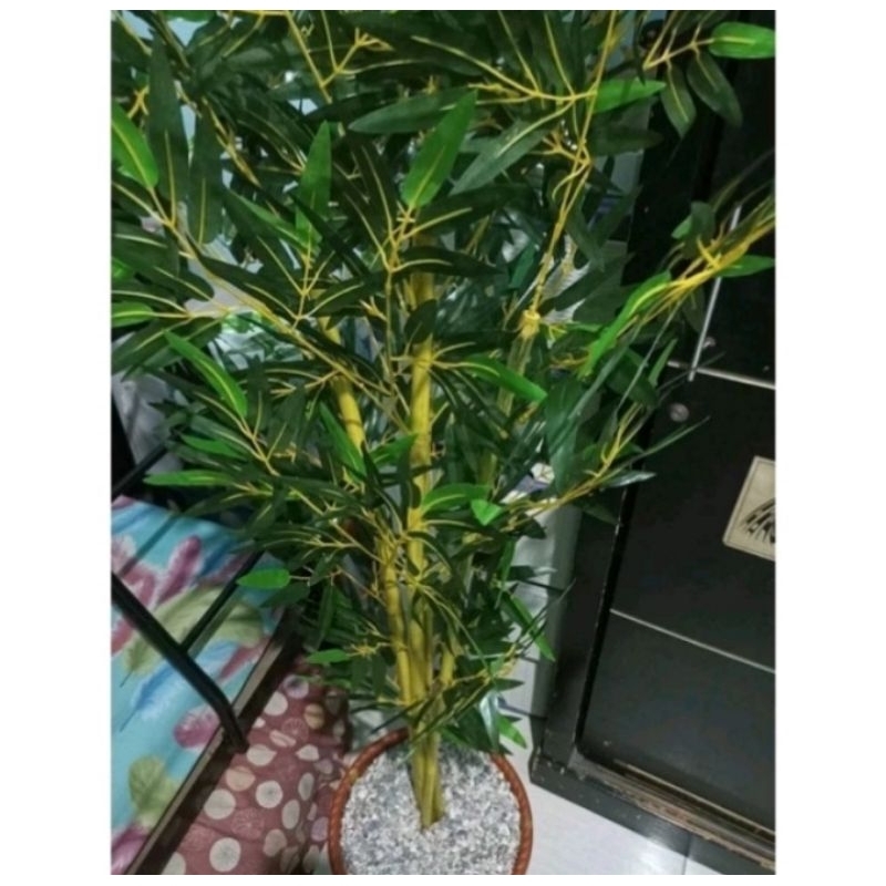 Jual Pohon Bambu Plastik Ukuran 100CM / Pohon Bambu Plastik Penghias ...