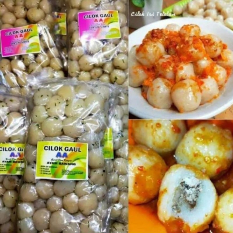 Jual Cilok Mentah Aa Isi 100 Fresh Food Khas Tasik Baso Aci Colok ...