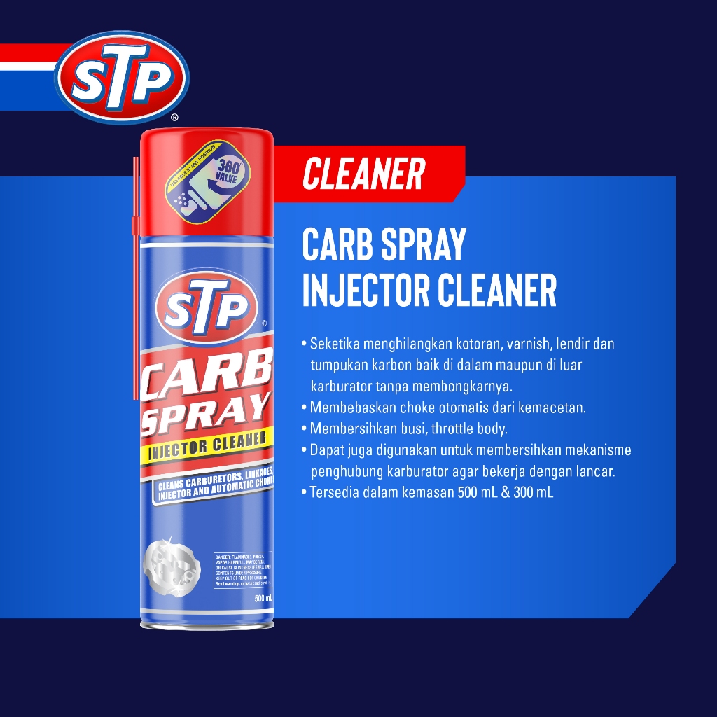 Jual STP Carb Spray & Injector Cleaner 500 mL Pembersih Karburator ...