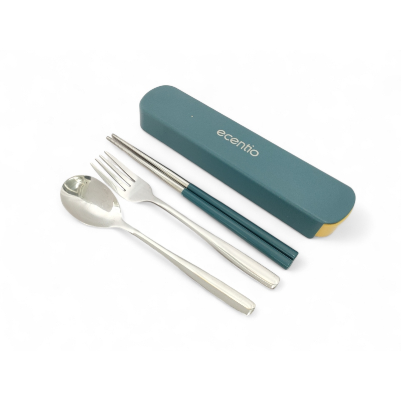 Jual SENDOK GARPU SET/TABLEWARE S/S 3PCS ST3E-8701 DARK GREEN ...
