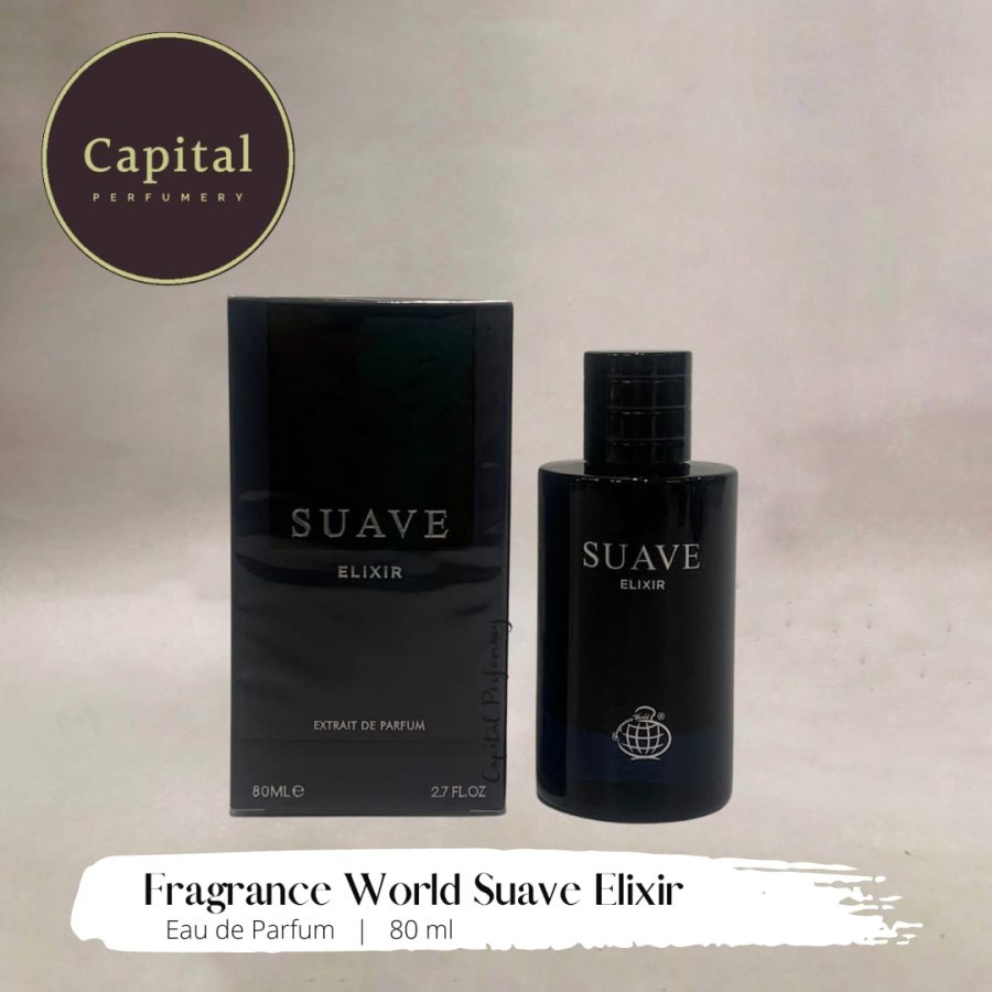 Jual fragrance world suave elixir for men extrait de parfum 80 ml | Shopee Indonesia
