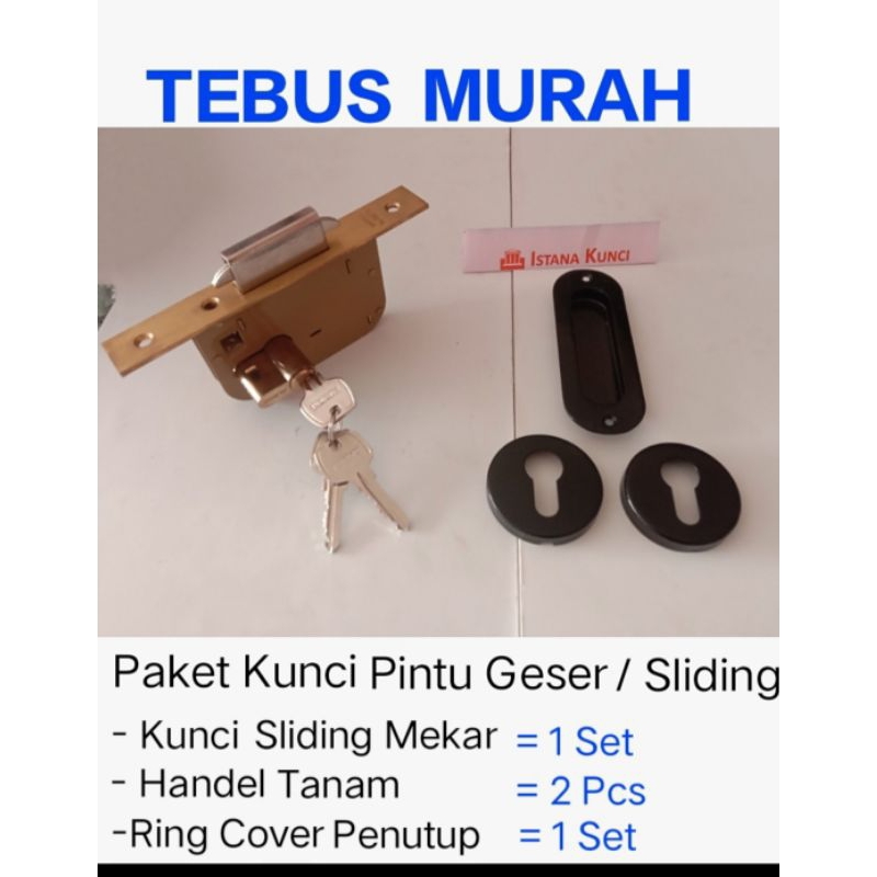 Jual TEBUS MURAH, Kunci Sliding Albion / Body Kunci Pintu Geser ...