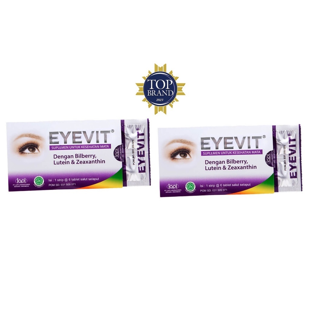 Jual Eyevit Tablet / Vitamin Mata Dewasa - Suplemen Kesehatan Mata ...