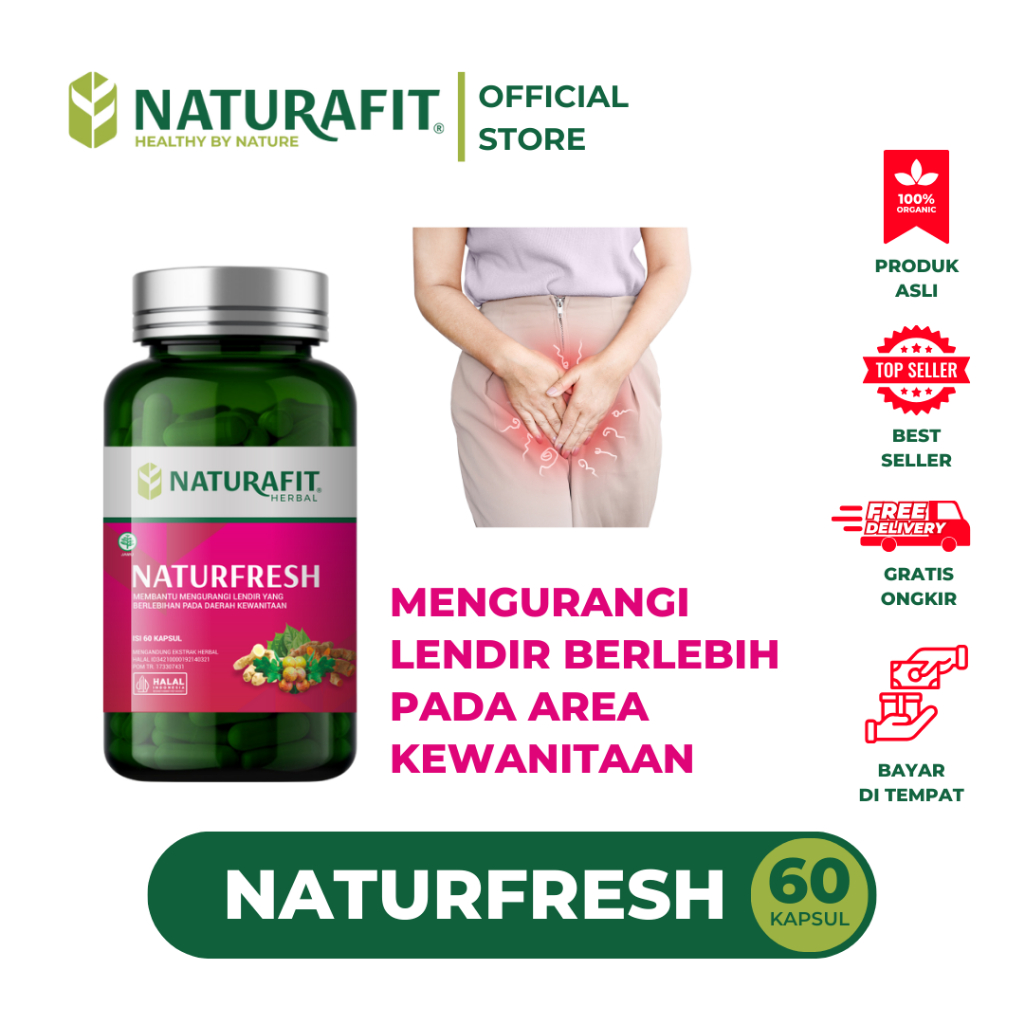 Jual NATURAFIT Naturfresh - Obat Herbal Untuk Mengurangi Lendir ...