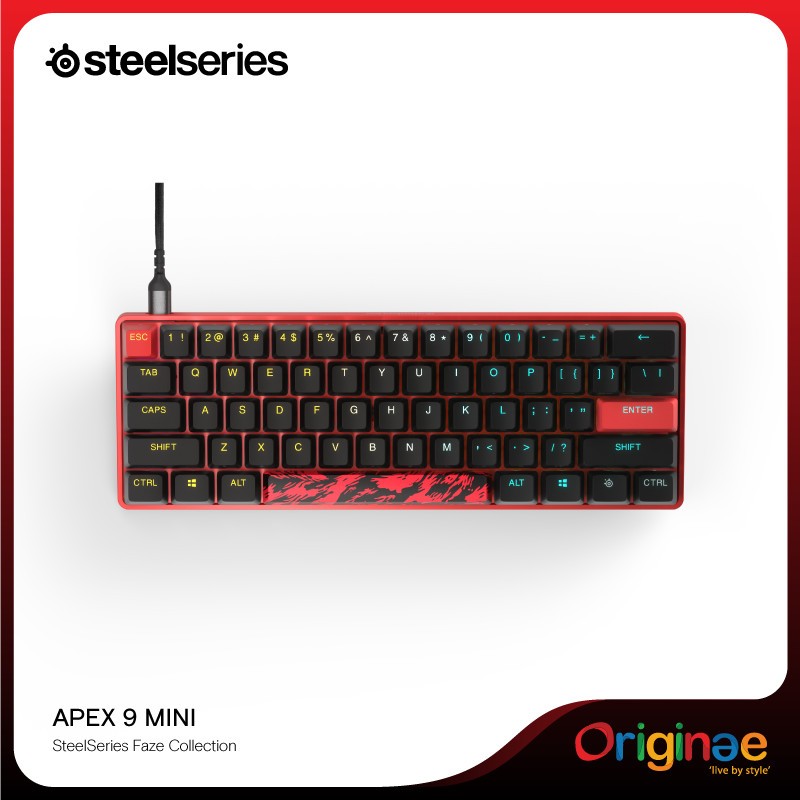 Jual Steelseries Apex 9 Mini FaZe Clan Edition - Gaming Keyboard ...