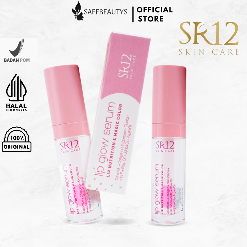 Jual Lip Glow Magic SR12 Melembabkan Bibir Cerah Merona Warna Tahan Lama dan Efek Glossy ...