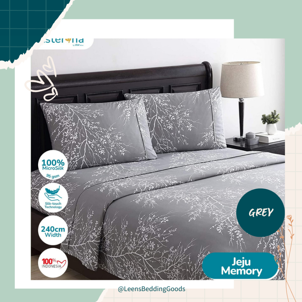 Jual LEENS-SPREI FULL SET MICROSILK DISPERSE SILK SPREI AESTHETIC SIZE ...