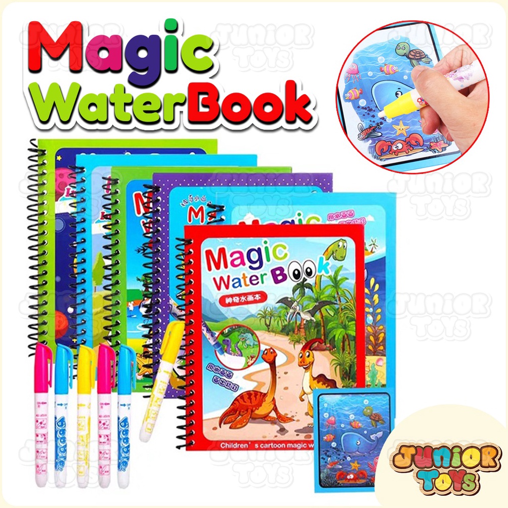 Jual Nyaman Magic Water Book Buku Mewarnai Buku Edukasi Mewarnai ...