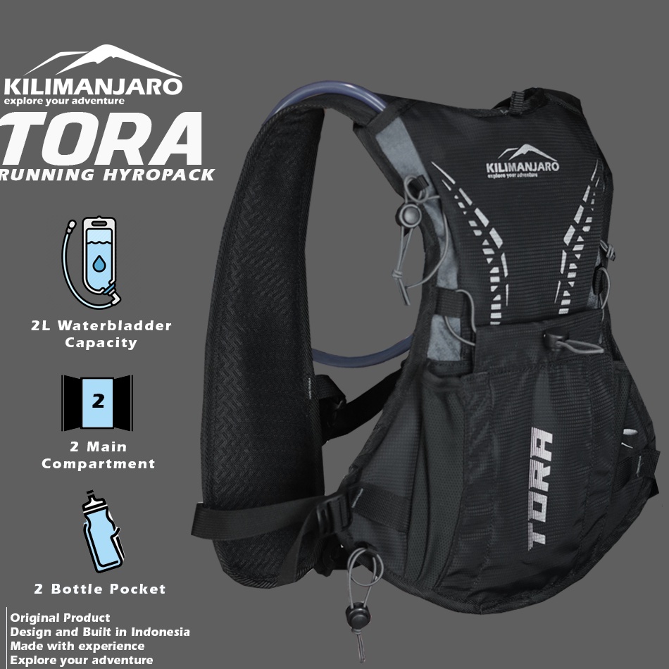 Jual KODE D59B Tas Running Kilimanjaro Tora Hydropack Kilimanjaro Tora ...