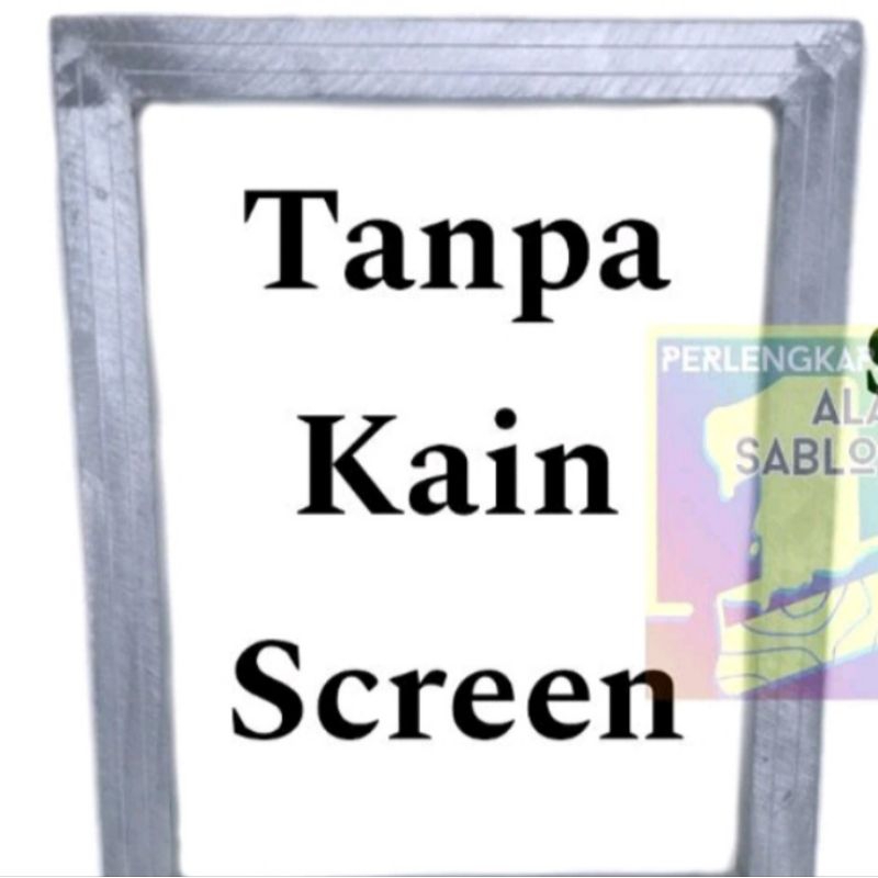 Jual FRAME BINGKAI SABLON ALUMUNIUM UD 25X35 PROFIL POLOS TANPA BAUT ...