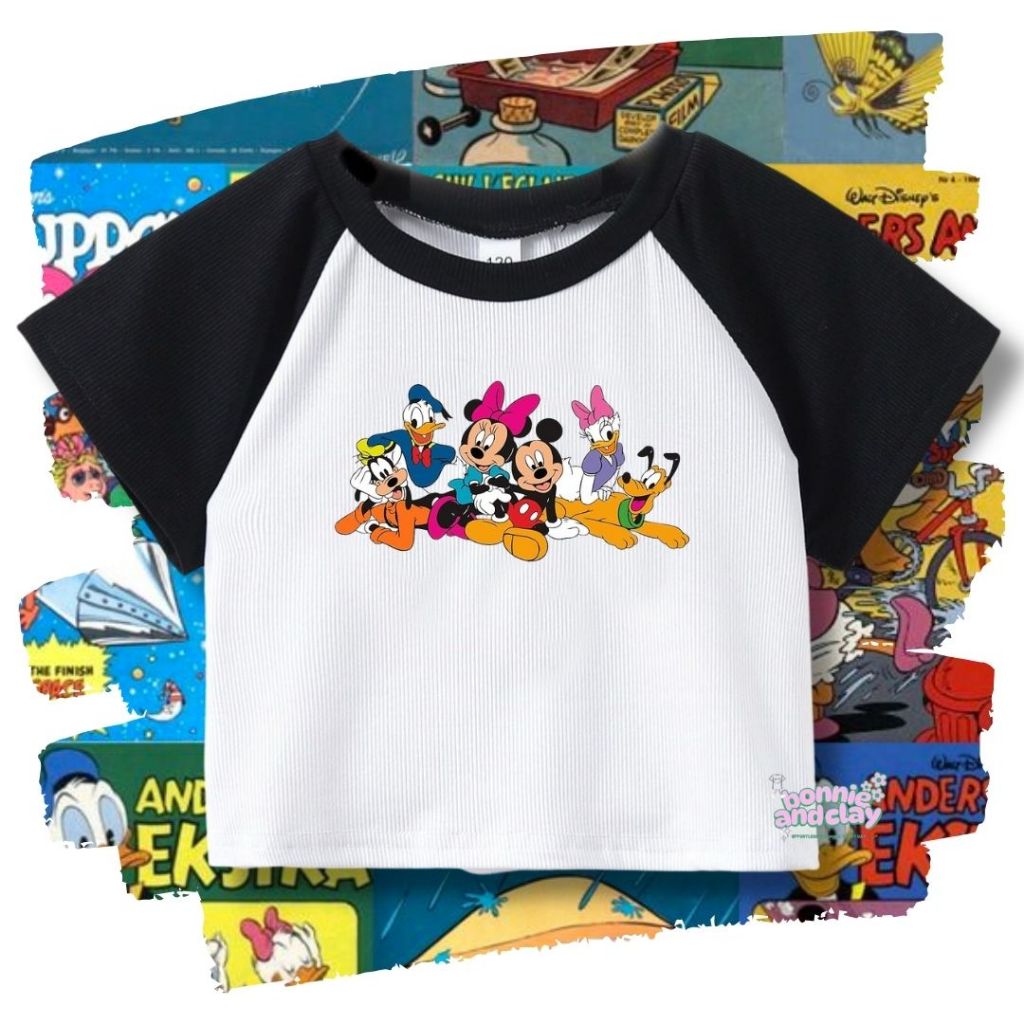 Jual BnC CROP TEE CARTOON DISNEY EDITION - MICKEY MOUSE CLUBHOUSE ...