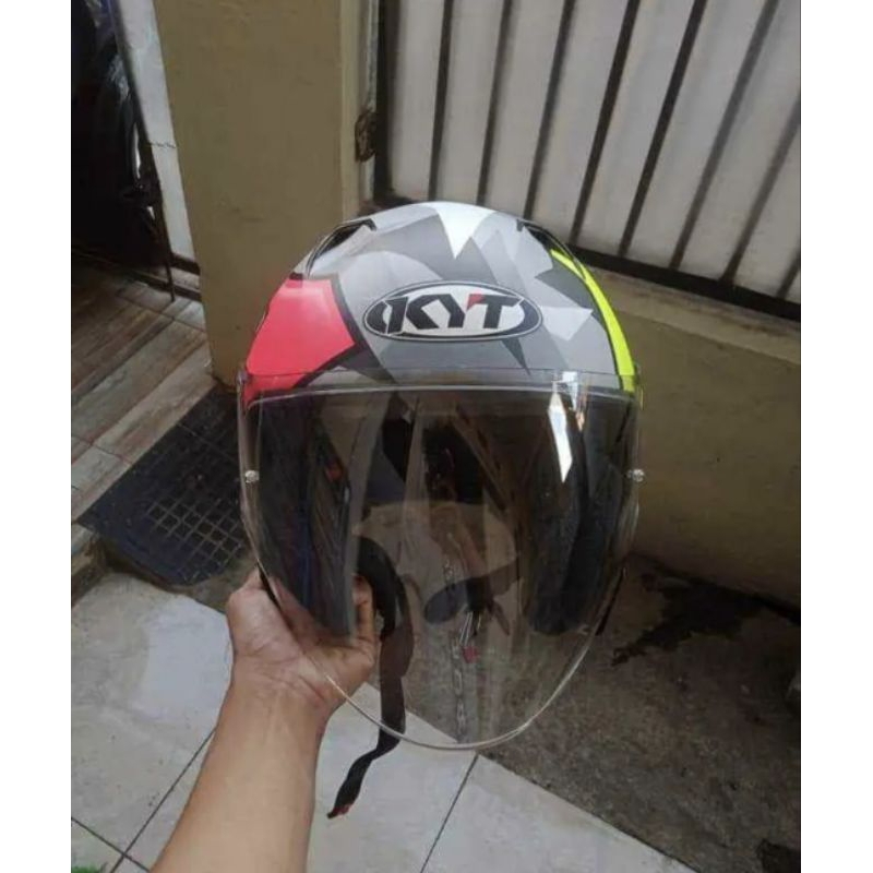 Jual KYT NF-J Espargaro size L | Shopee Indonesia