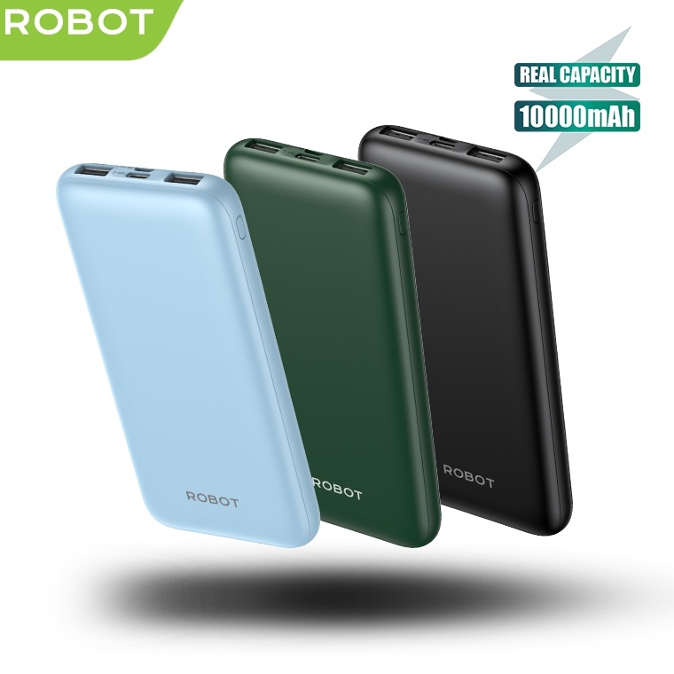 Jual Yang Terbaik PowerBank ROBOT 1mAh RT18 Versi Baru RT12 Dual Input ...