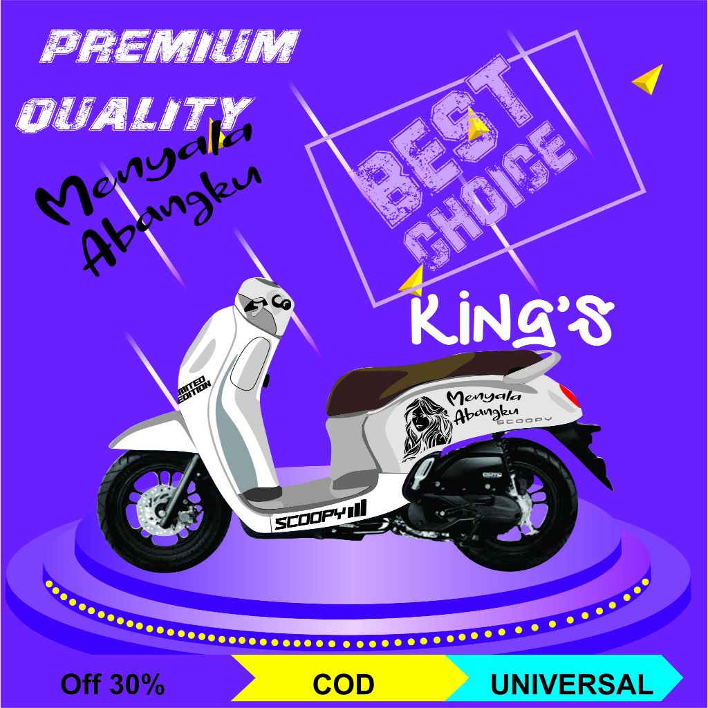 Jual stickers coopy menyala abangku | Shopee Indonesia