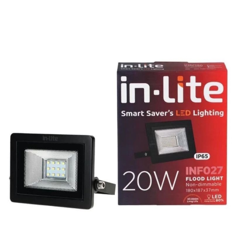 Jual Lampu Tembak Sorot INLITE INF027 20W Outdoor/ Flood Light Inlite ...
