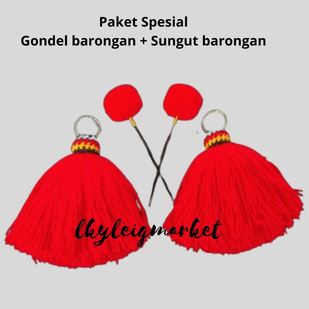 Jual SPESIAL PAKET ISTIMINDUL GONDEL & SUNGUT BARONGAN (Sepasang ...
