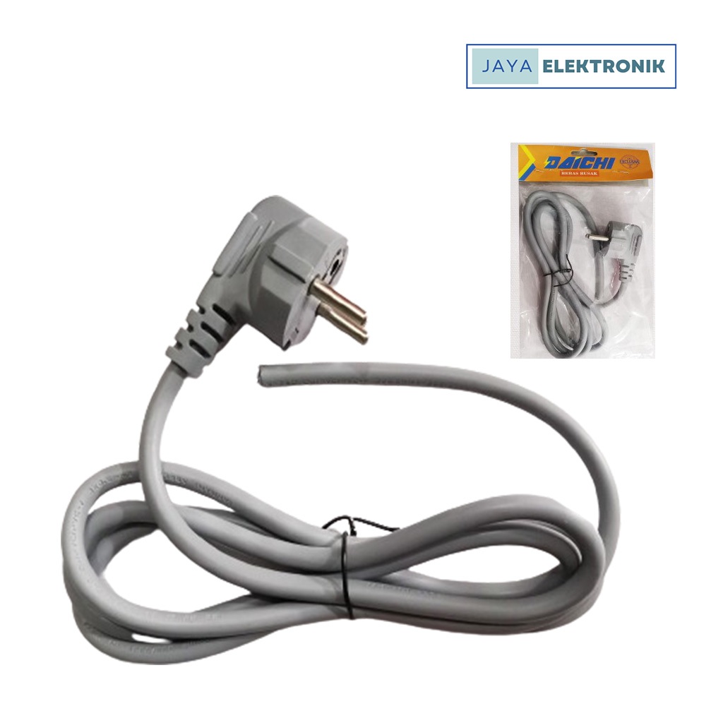Jual Kabel Power AC isi 3 Buntung SNI 1,5 meter DAICHI ORIGINAL Kabel ...
