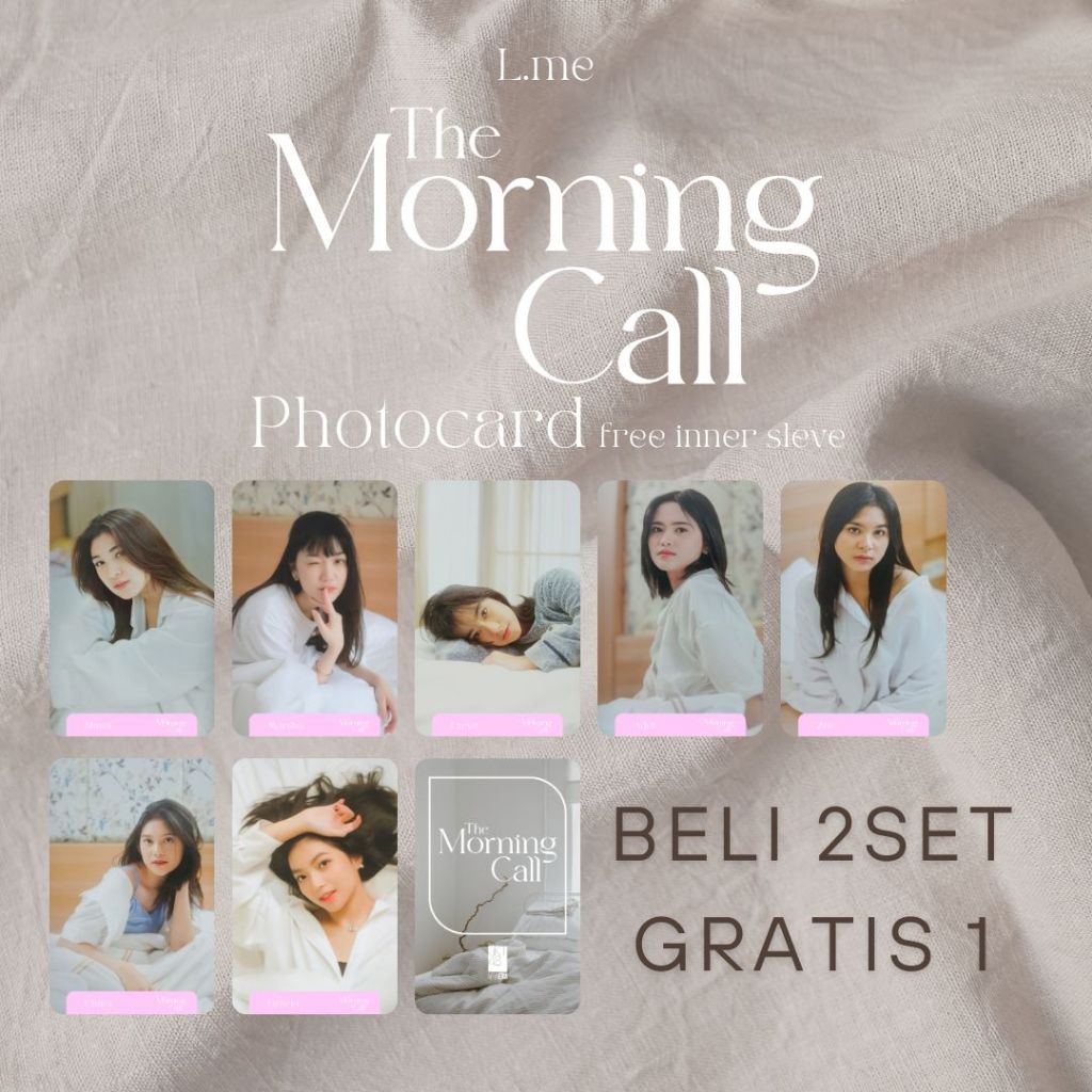 Jual JKT48 PHOTOCARD PC TERMURAH VERSI THE MORNING CALL JKT48 ALL MEMBER FREYA SHANI ADEL AZIZI ...