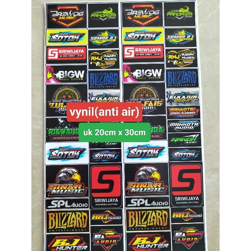 Jual STIKER AUDIO | STIKER SOUND | STIKER SOUNDSYSTEM | STIKER ANTI AIR ...
