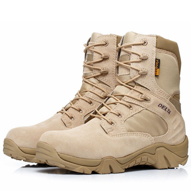 Jual Delta Force Sepatu Boots Kulit Dessert 516 Tinggi 8 Inch | Shopee ...