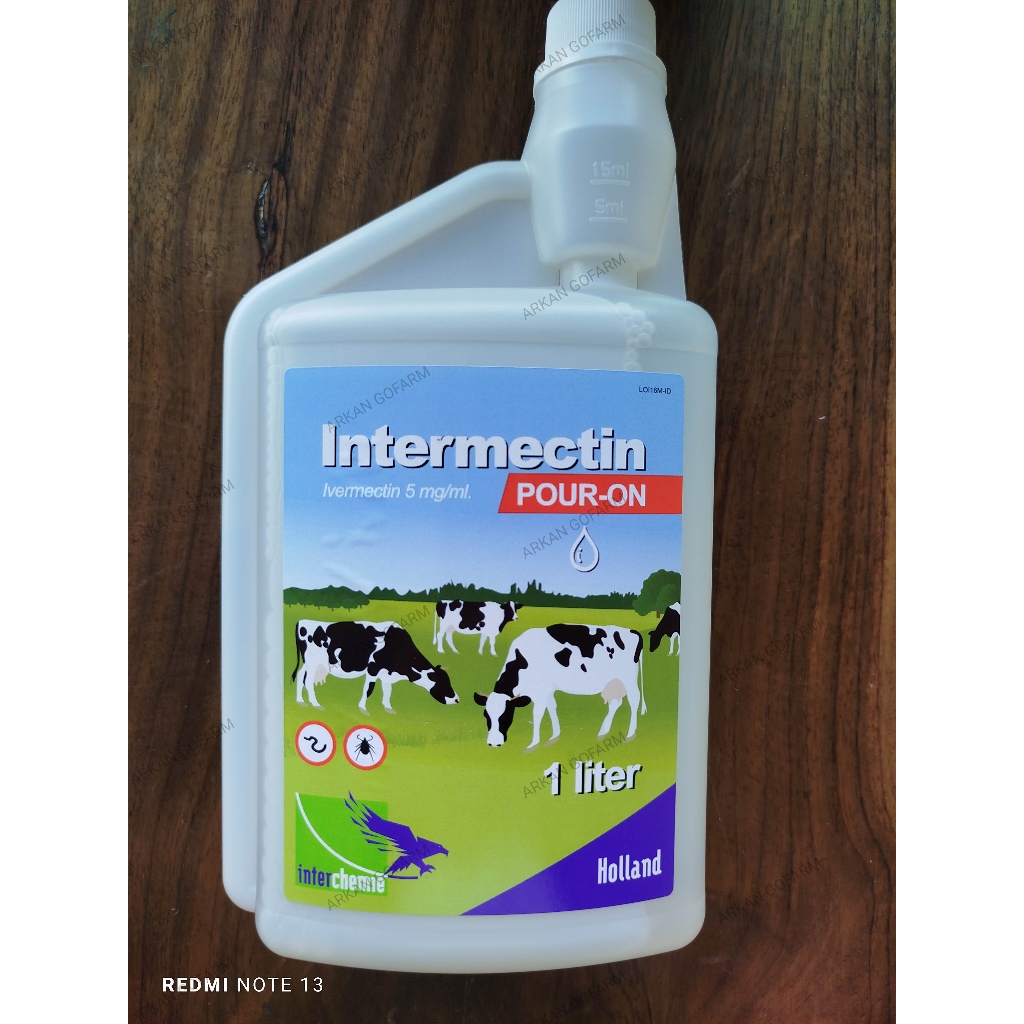 Jual Intermectin pour on 1 liter | Shopee Indonesia