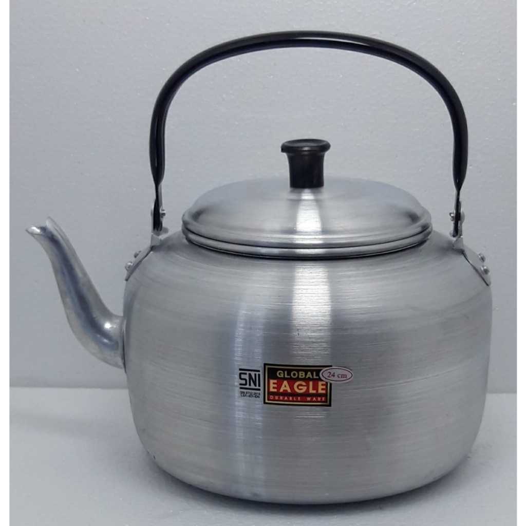 Jual Teko Ceret Cor Aluminium 5 L Global Eagle 24 cm TC24CPH | Shopee ...