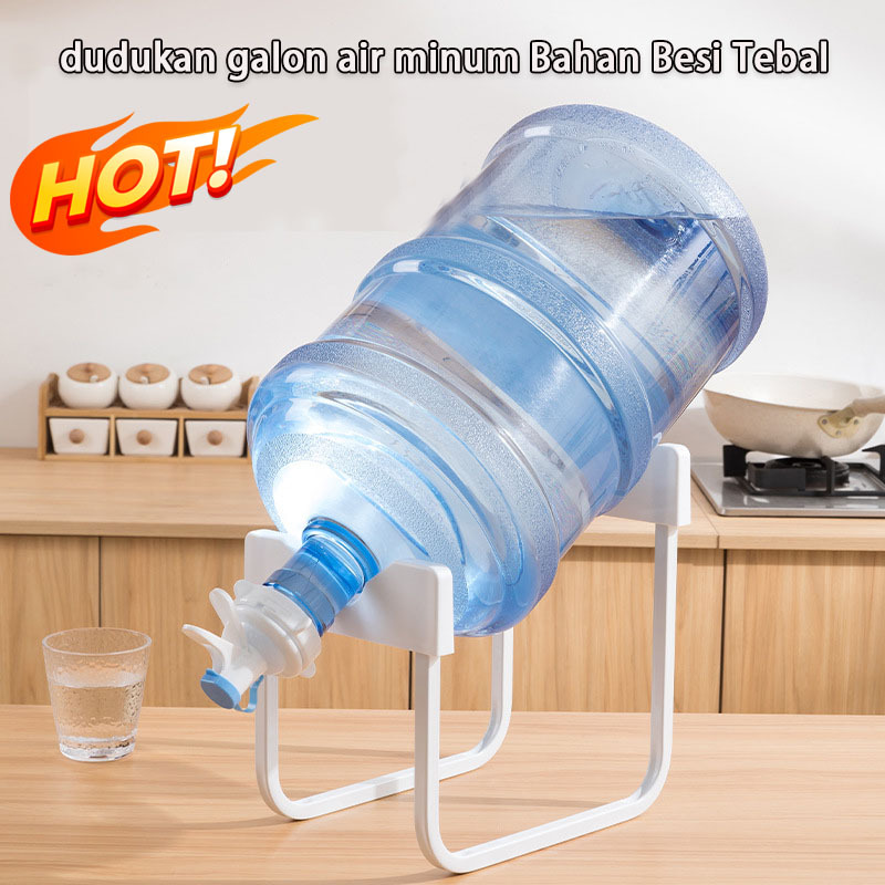 Jual dudukan galon air minum Bahan Besi Tebal + kran air minum KRAN ...