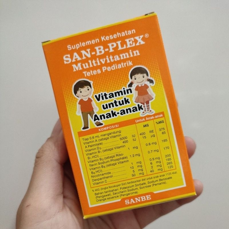 Jual Sanbeplex San-B-Plex Drops 15ml Multivitamin mineral anak | Shopee ...
