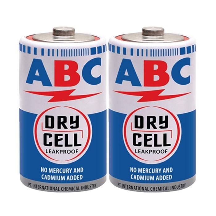 Jual Baterai -Battery ABC General Purpose R20/ Tipe D Biru (isi 2/Pack ...