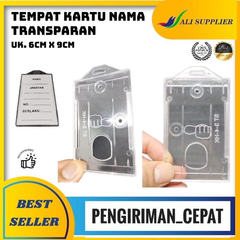 Jual TEMPAT KARTU ID CARD BENING / CASING ID CARD BENING / CARD HOLDER ...