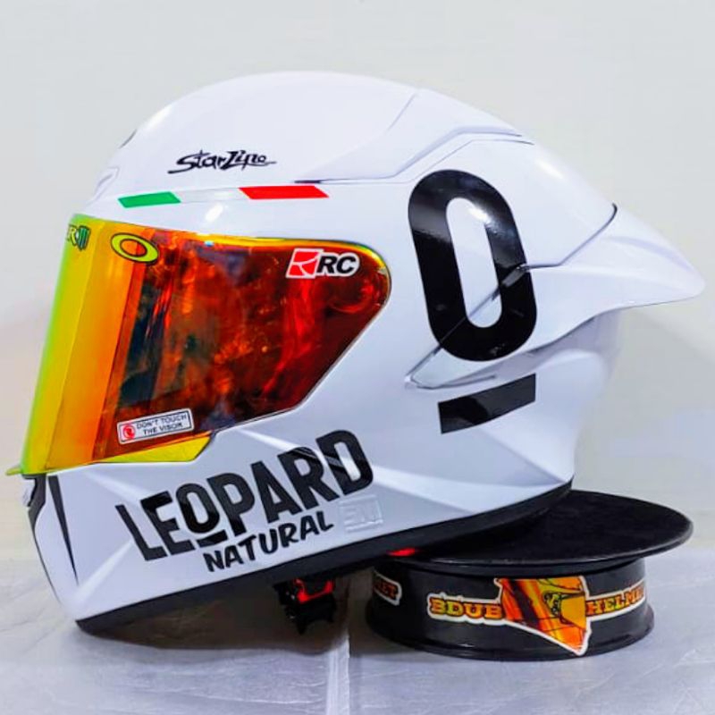 Jual Helm full face TT COURSE | TTC Kbr solid black dof paket ganteng ...