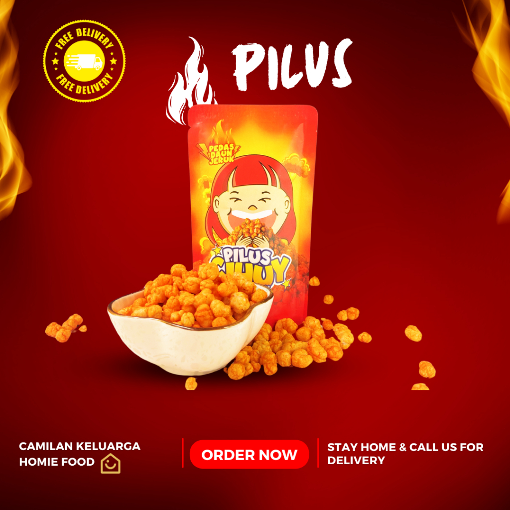 Jual Homie Food - Cemilan Cekelin Cemilan Keluarga Pilus Cihuy Variant ...