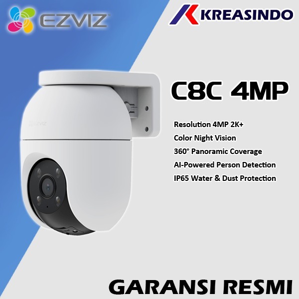 Jual EZVIZ C8C 4MP 2K Outdoor IP Camera IPCAM Smart Home CCTV WIfi Garansi Resmi | Shopee Indonesia