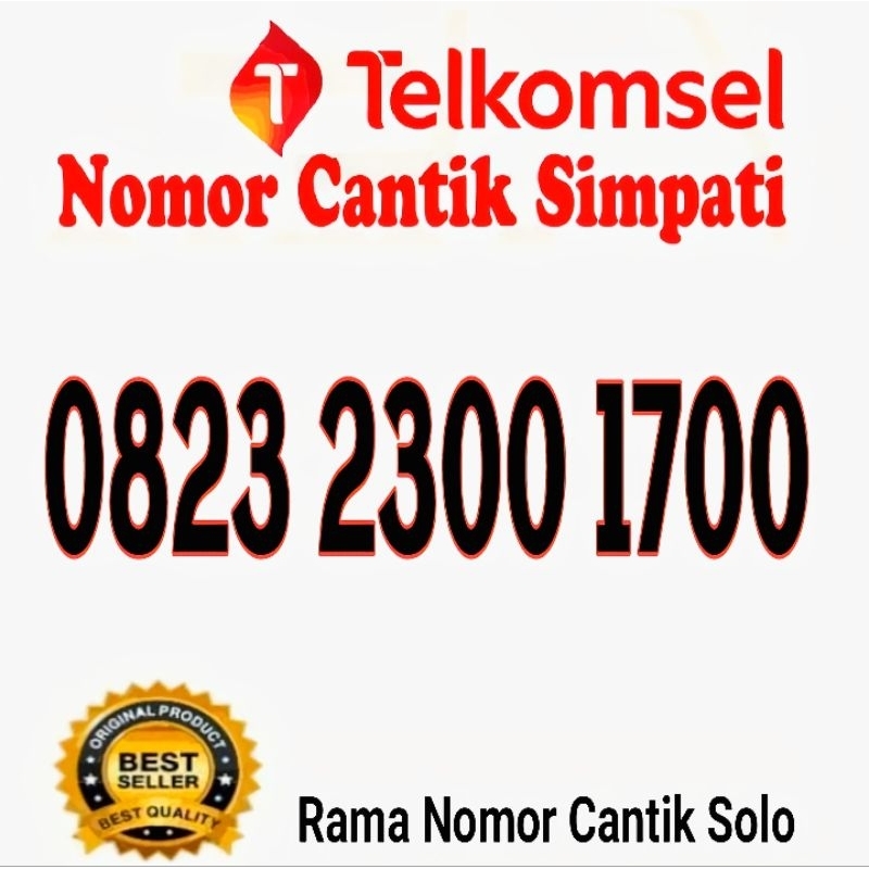 Jual Kartu Perdana Nomor Cantik Telkomsel Simpati 4G/5G - 2300 1700 // 1900 // 4200 // 6100 ...