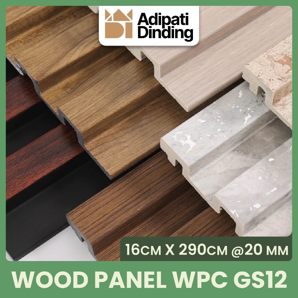 Jual WOOD PANEL 3D KODE GS-12 | WALL PANEL WPC TEBAL 20 MM LEBAR 16 CM TINGGI 2,9 METER ...