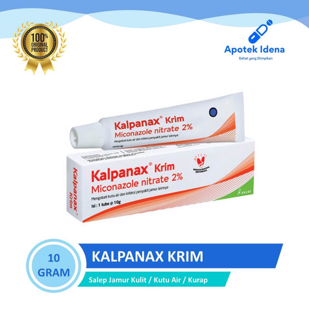 Jual KALPANAX KRIM / KALPANAK KRIM 10 GR Miconazole Nitrate 2% Salep ...